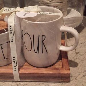 Rae Dunn | Kitchen | Rae Dunn Sweet Pour Ceramic Wood Set | Poshmark